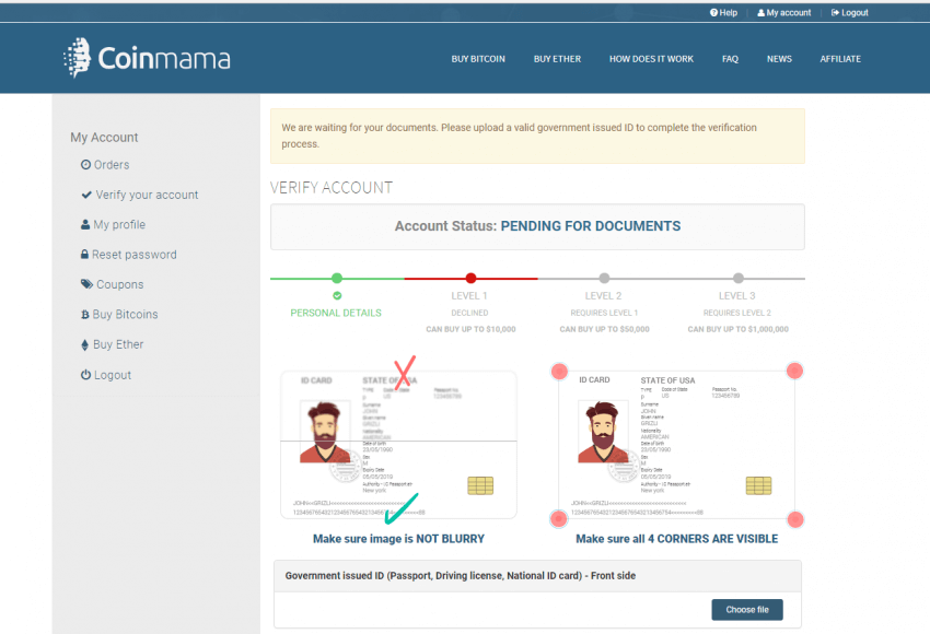 Review of Coinmama Bitcoin Exchange: Fees, Legality, Limits and ...